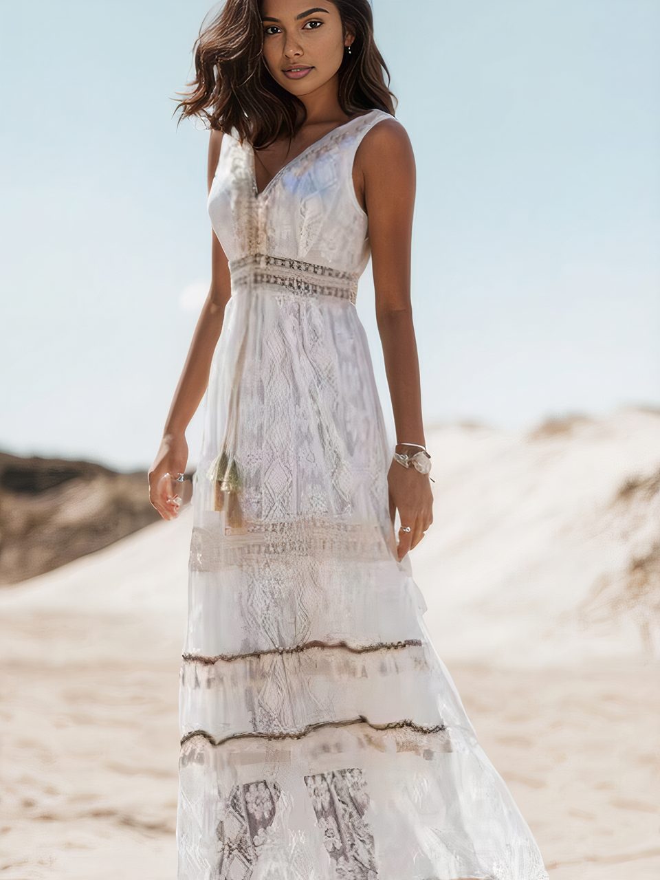 Robe bohème en dentelle • Robe chic